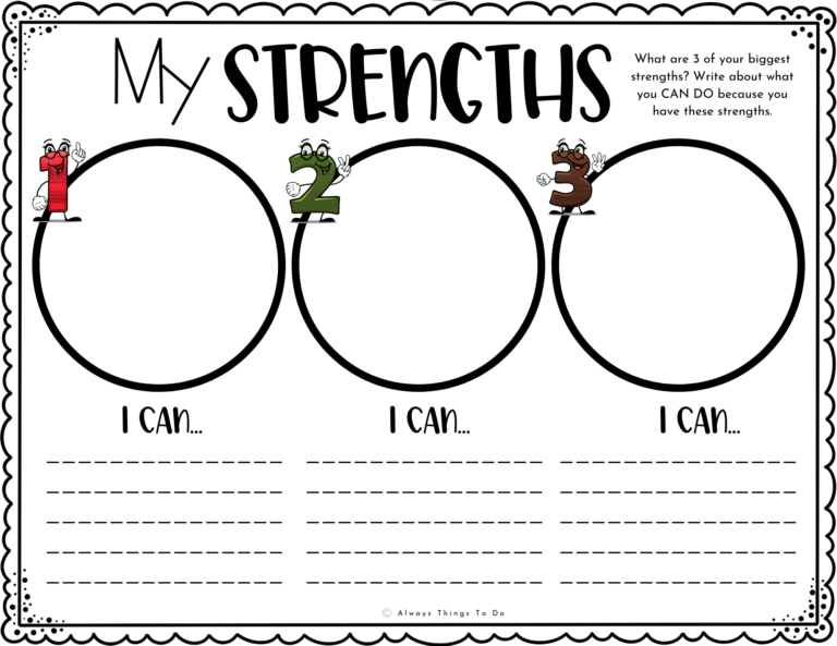 What Are My Strengths? Individual & Group Activities for Social ...