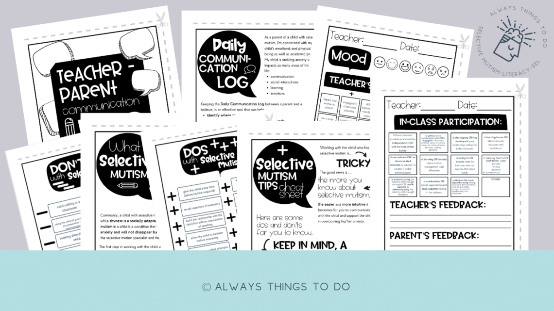 Selective Mutism Dos And Don'ts: Easy Guide for a Classroom.