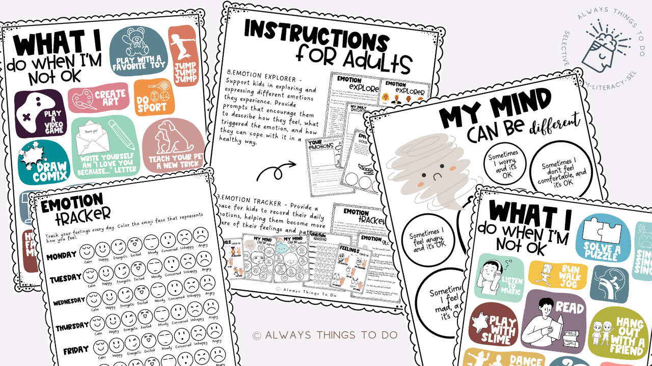 Inside the Kids Anxiety Relief Journal: Tools That Help.